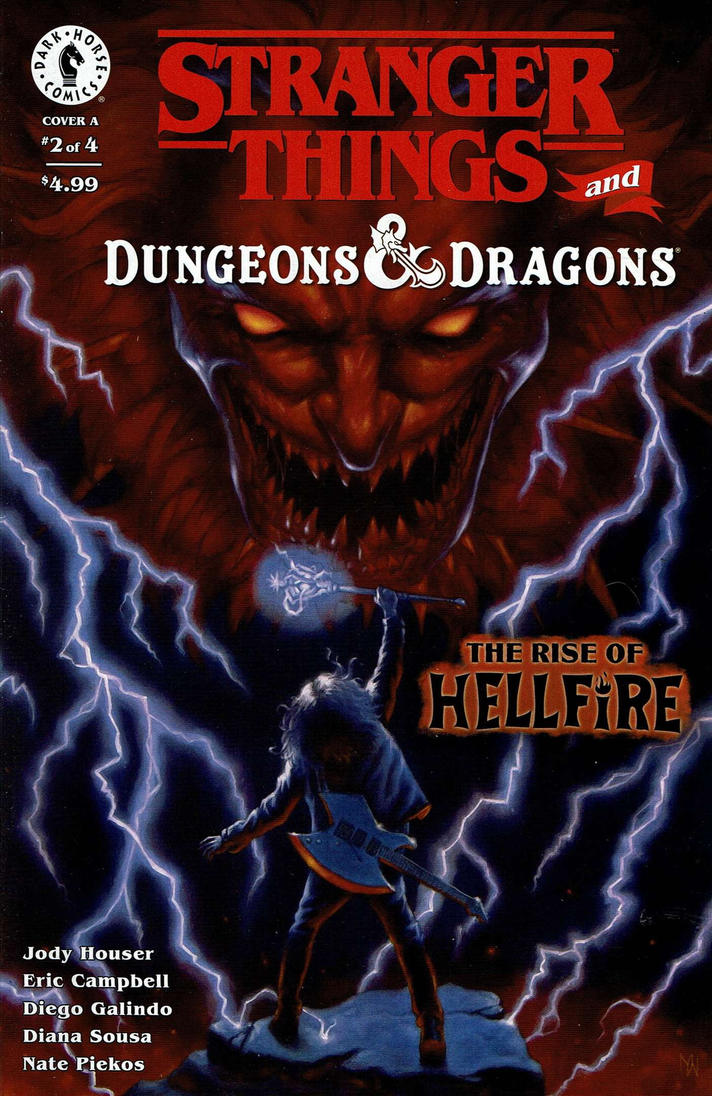 Stranger Things and Dungeons And Dragons: The Rise of Hellfire #2A VF ...