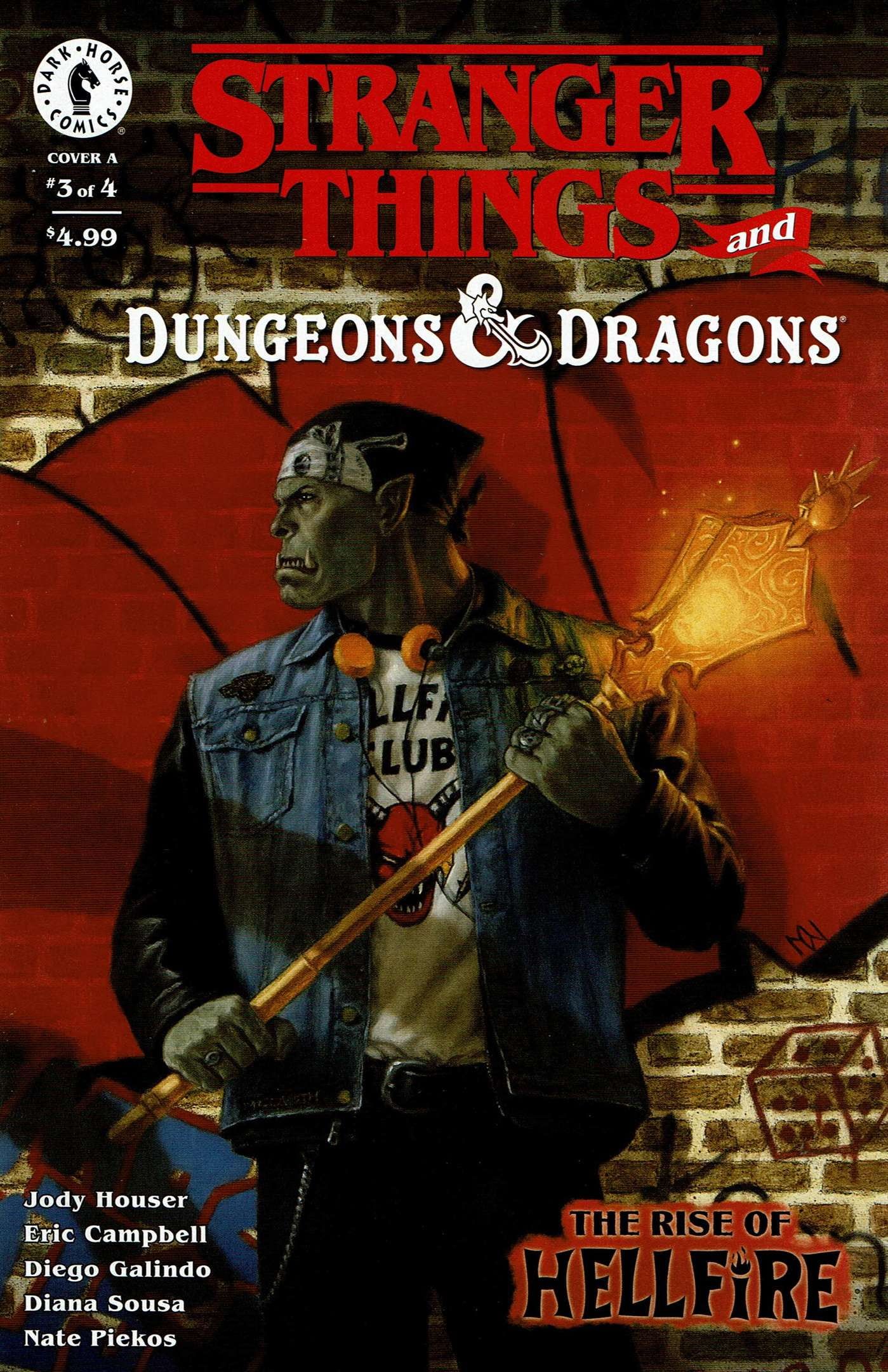 Stranger Things and Dungeons And Dragons: The Rise of Hellfire #3A VF ...