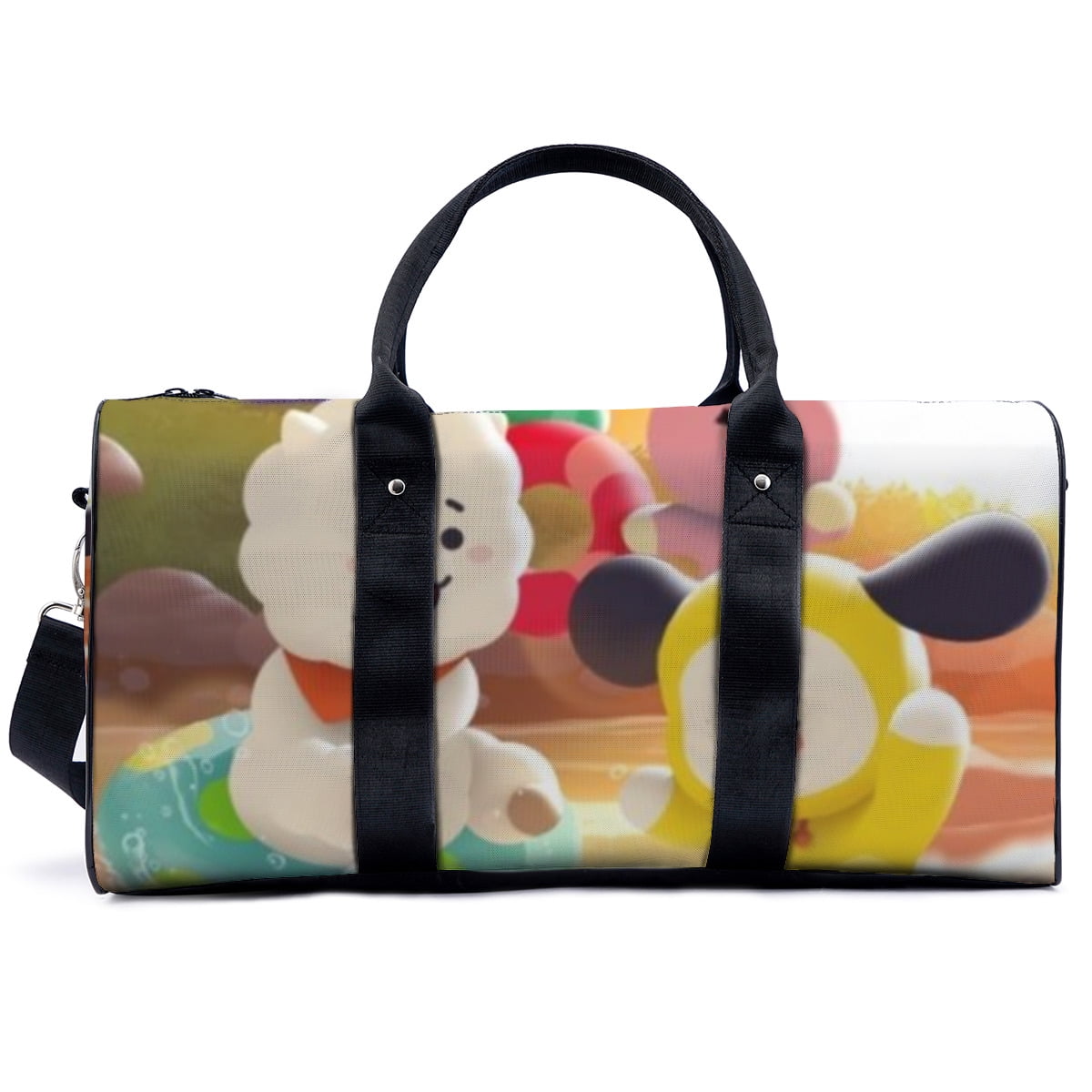 Stranger ThingsCartoon Travel Luggage Bag with Shoulder Strap Tote ...