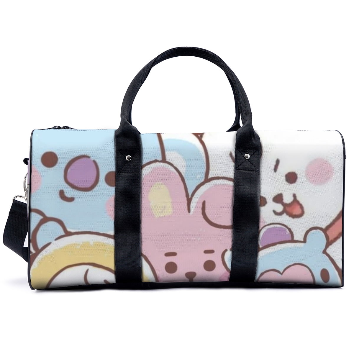 Stranger ThingsCartoon Travel Luggage Bag with Shoulder Strap Tote ...