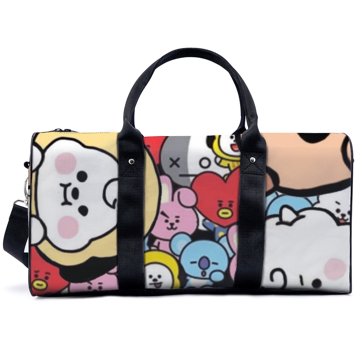 Stranger ThingsCartoon Travel Luggage Bag with Shoulder Strap Tote ...