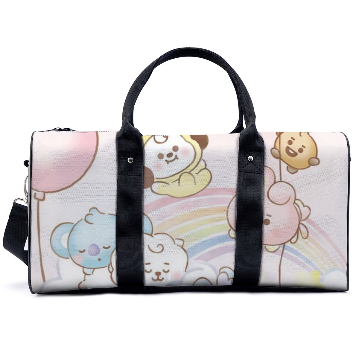 Stranger ThingsCartoon Travel Luggage Bag with Shoulder Strap Tote ...