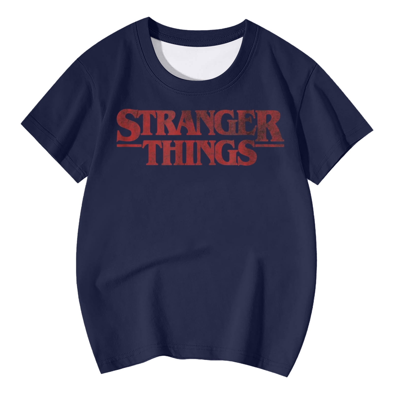 Stranger`things Cool Graphic Print Short Sleeve T-Shirt For Boys And ...