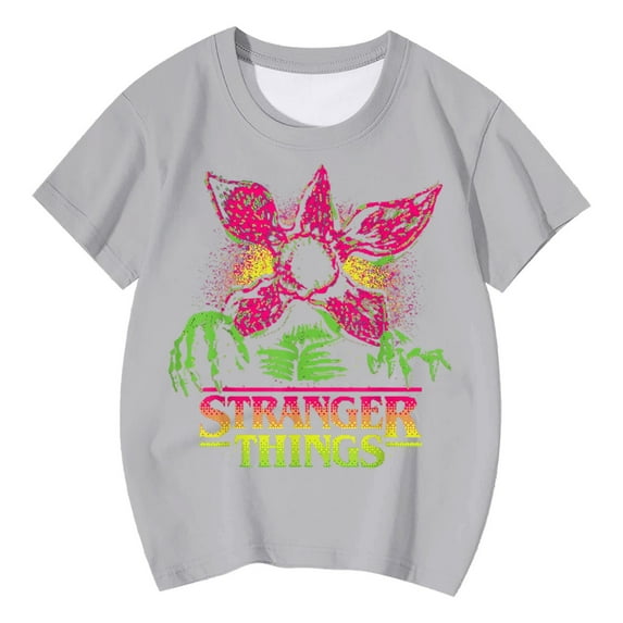 Stranger`things Cool Graphic Printed Short Sleeve Tee For Boys Youth ...