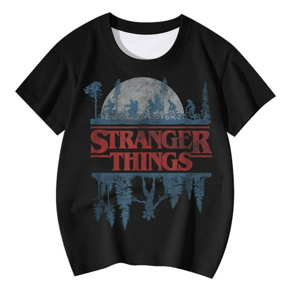 Stranger`things Men's Graphic Novelty Short Sleeve Crewneck Tee Casual ...