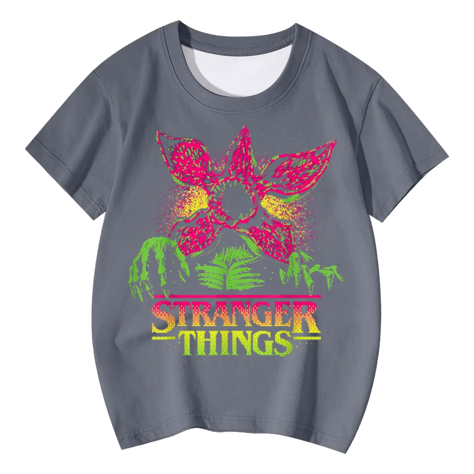 Stranger`things Men's Graphic Novelty Short Sleeve Crewneck Tee Casual ...