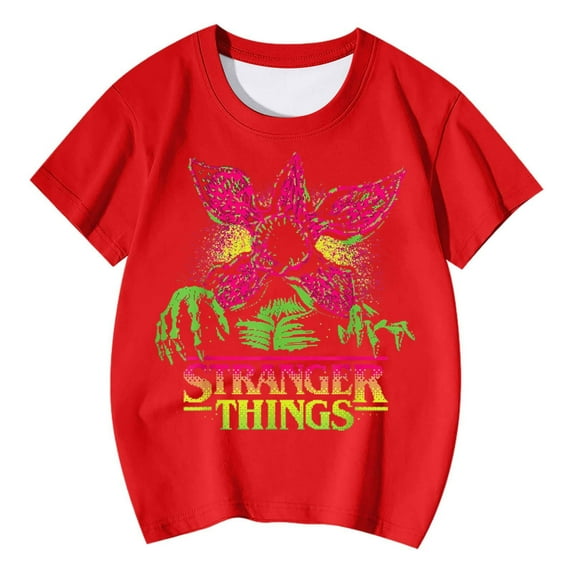 Stranger`things Men's Graphic Novelty Short Sleeve Crewneck Tee Casual ...