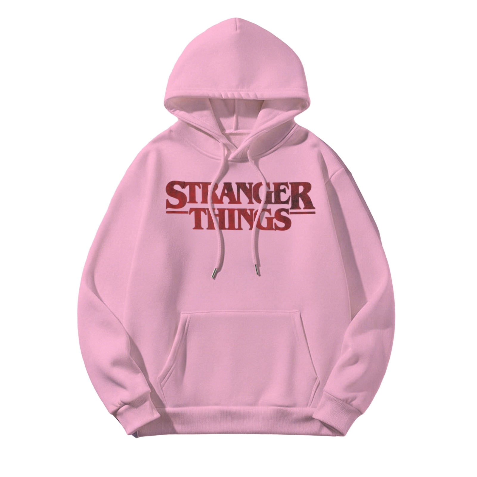 Stranger`things Men's Long Sleeve Letter Printed Pullover Hoodie Casual ...