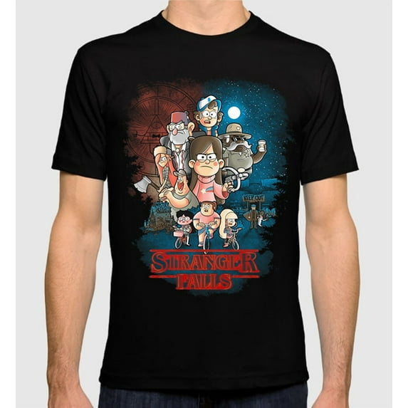 Strangerr Falls Original Art Gravity-Falls Inspired Graphic Tee Fan ...