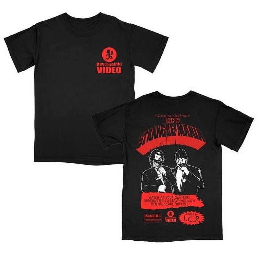 Strangle-Mania Black – Tee – ICP Official Merchandise tshirt - Walmart.com