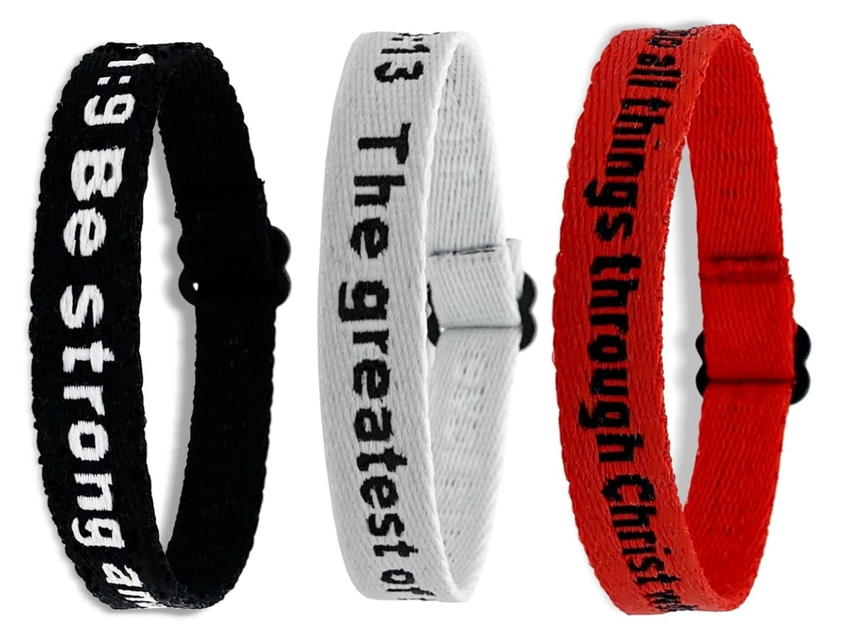 Strap Bracelets with Scripture by Shields of Strength - Walmart.com