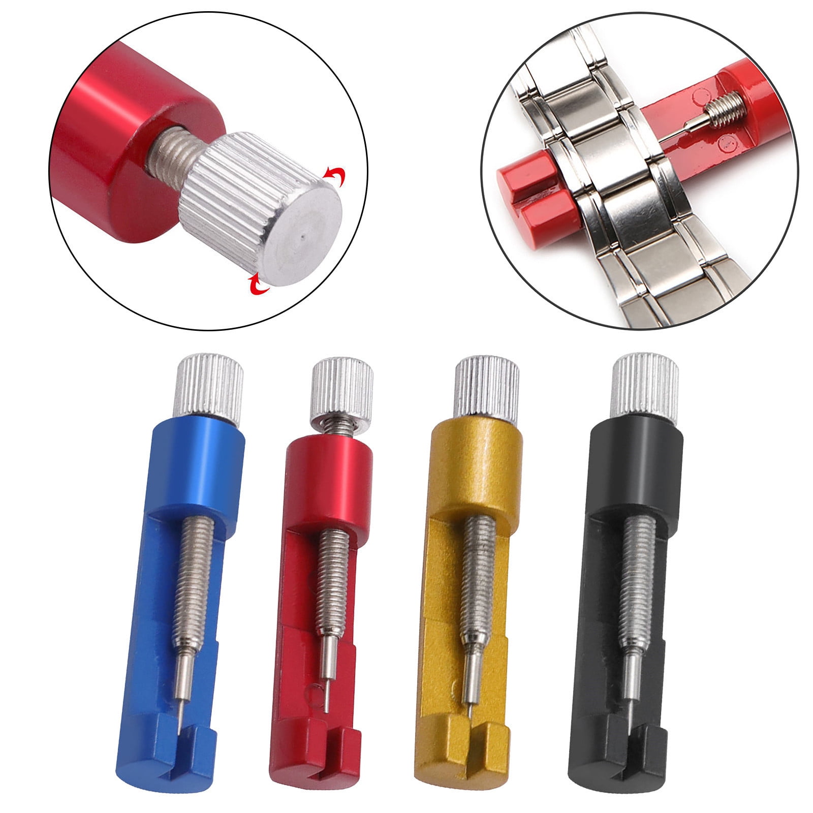 Strap Removal Tool Blue Metal Adjuster Watch Band Strap Bracelet Link ...