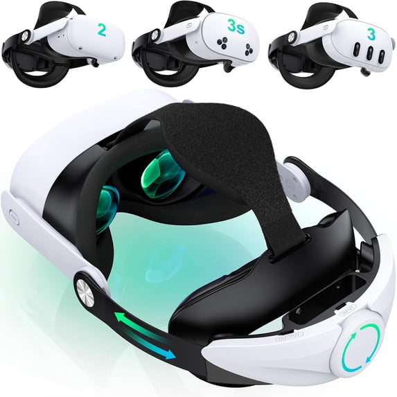 Strap for Meta Quest 3S/Quest 3/Quest 2, VR Headset Strap with ...