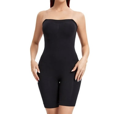 Joyshaper Strapless Bodysuit for Women Tummy Control Butt Lifter Body ...