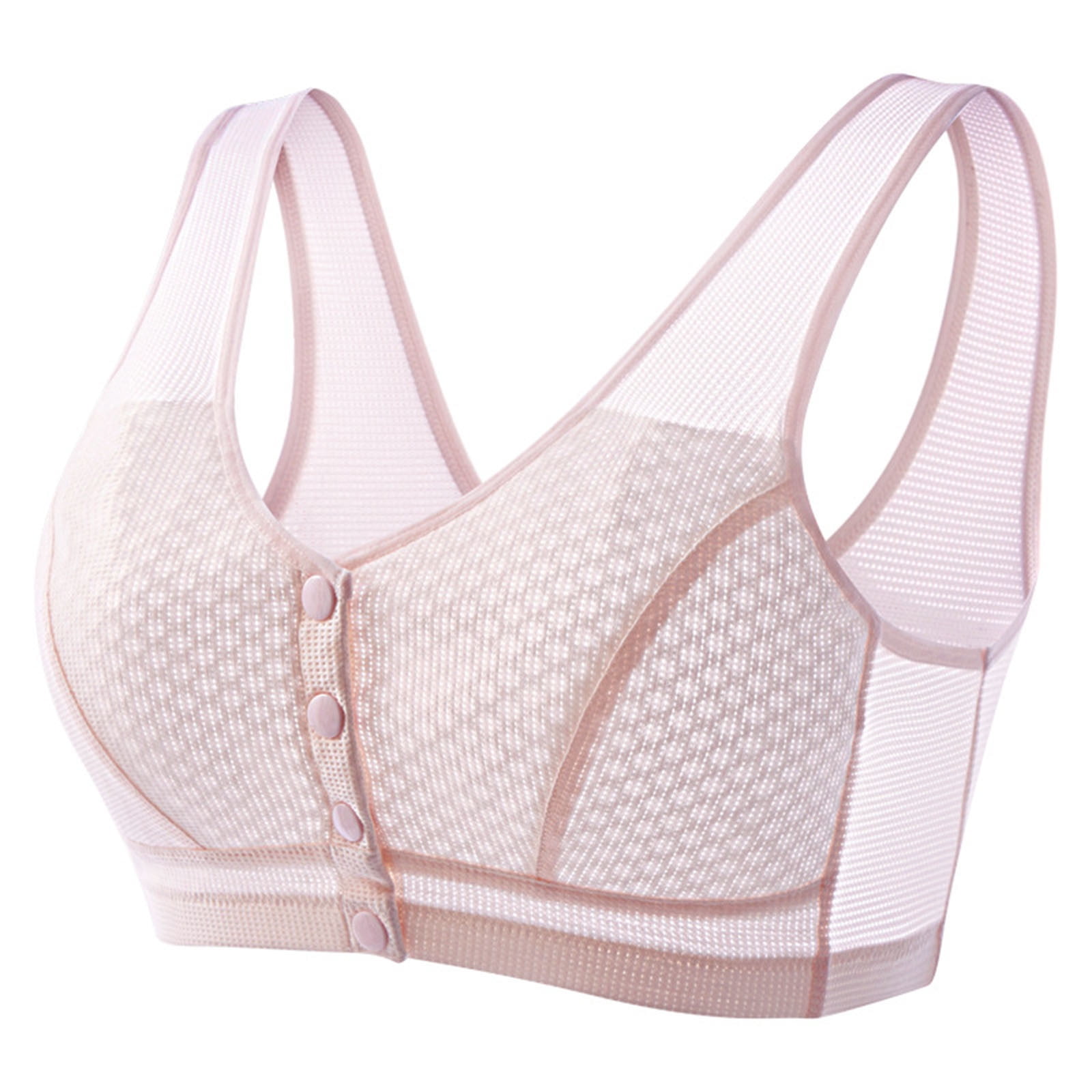 Strapless Bra for Women Front Closure New Women's Nylon Bra Summer Thin ...