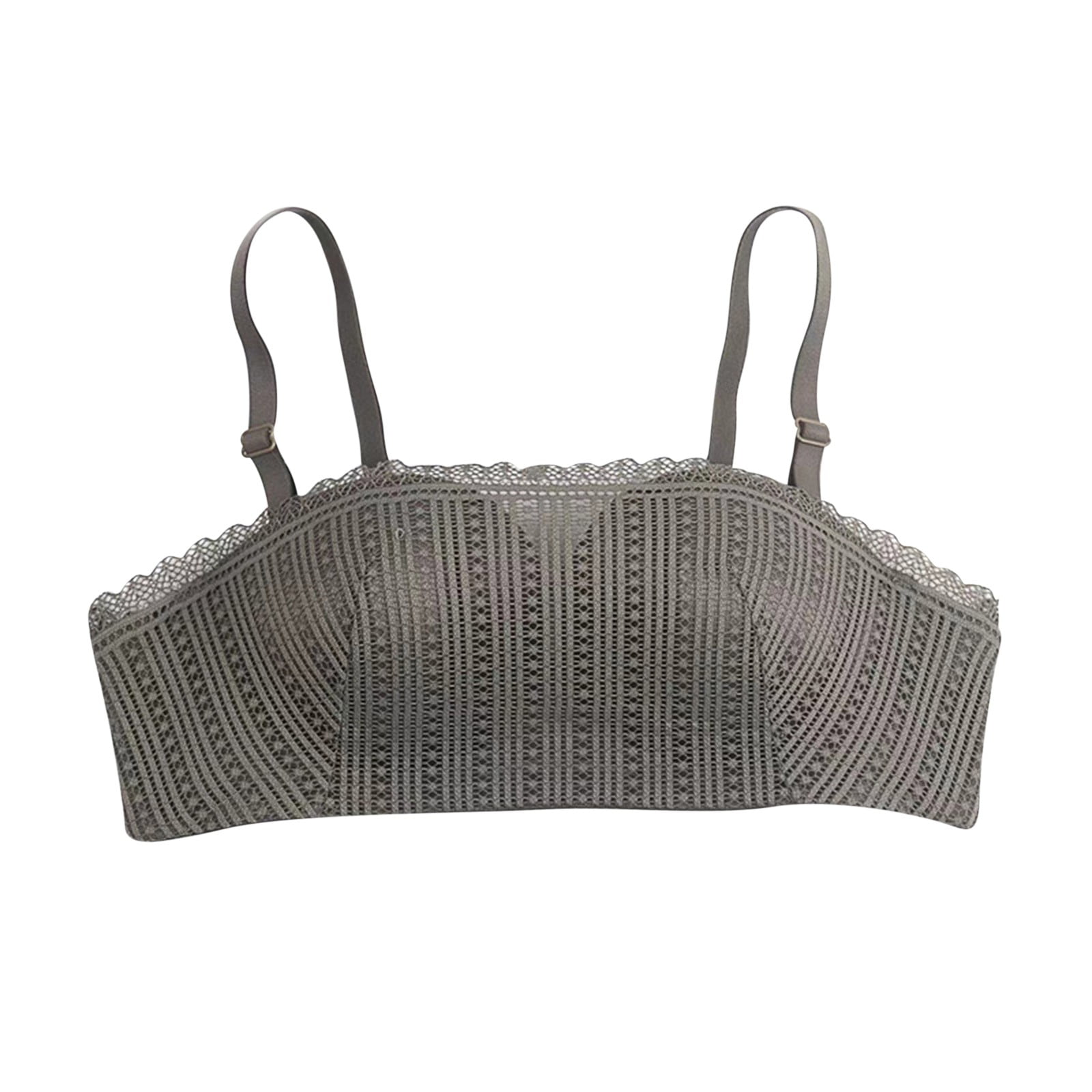 Strapless Bras for Women Wireless Lace Push Up Tube Top Bralette with ...