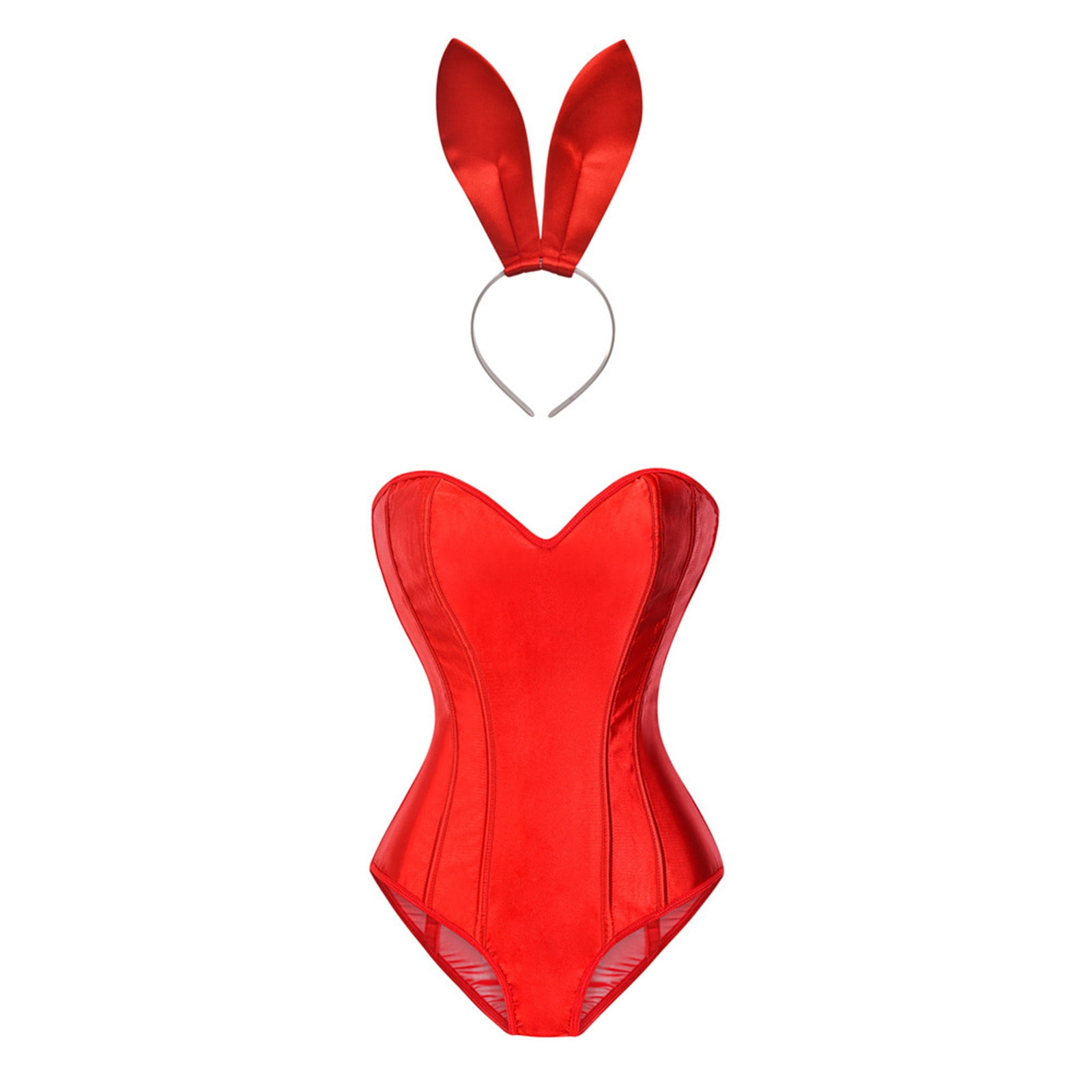 Strapless Shapewear Tummy Control Goth Body Shaper for Women - Fishbone ...