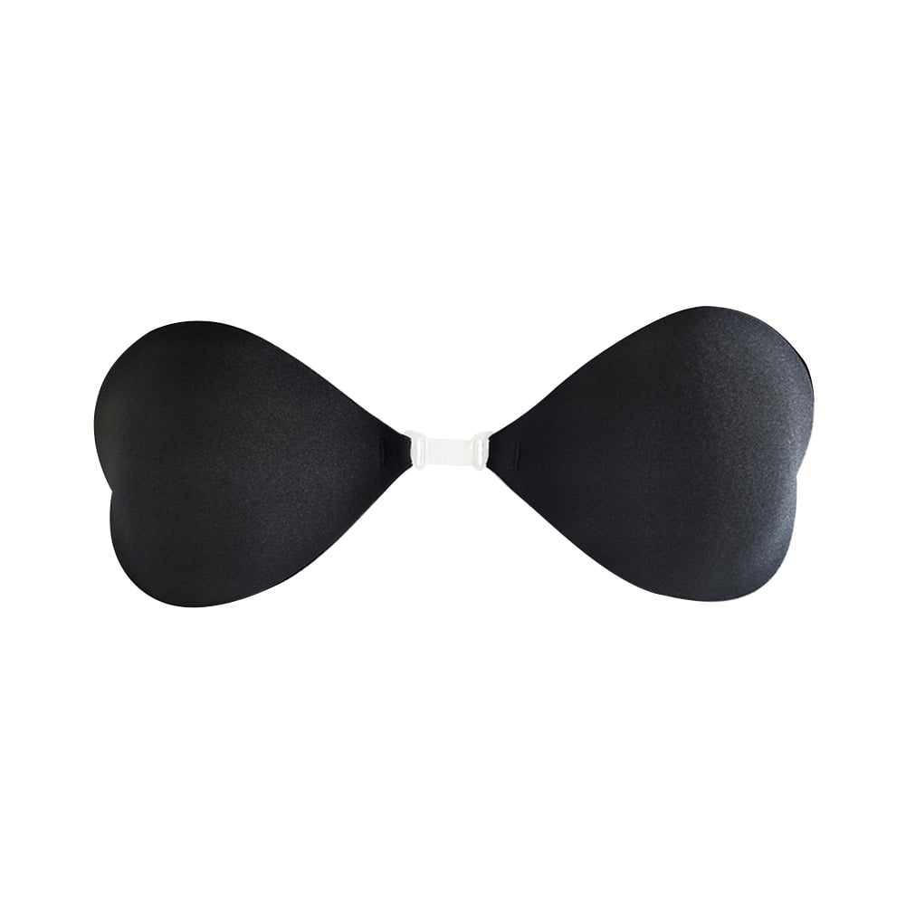 Strapless Sticky Bra Hearted Adhesive Bra Invisible Push Up Sticky ...