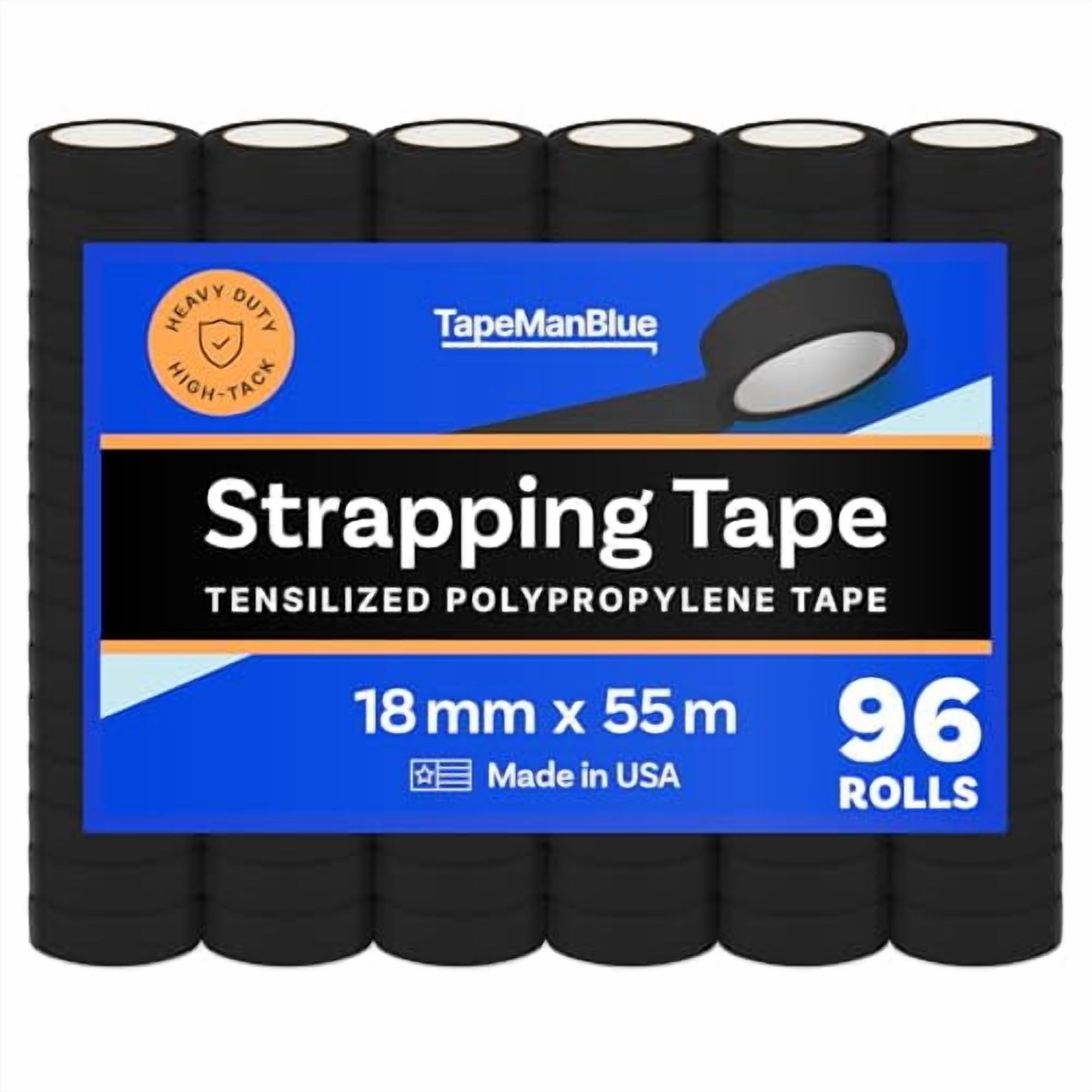 Strapping Tape, Black Tensilized Polypropylene Strapping Tape for ...