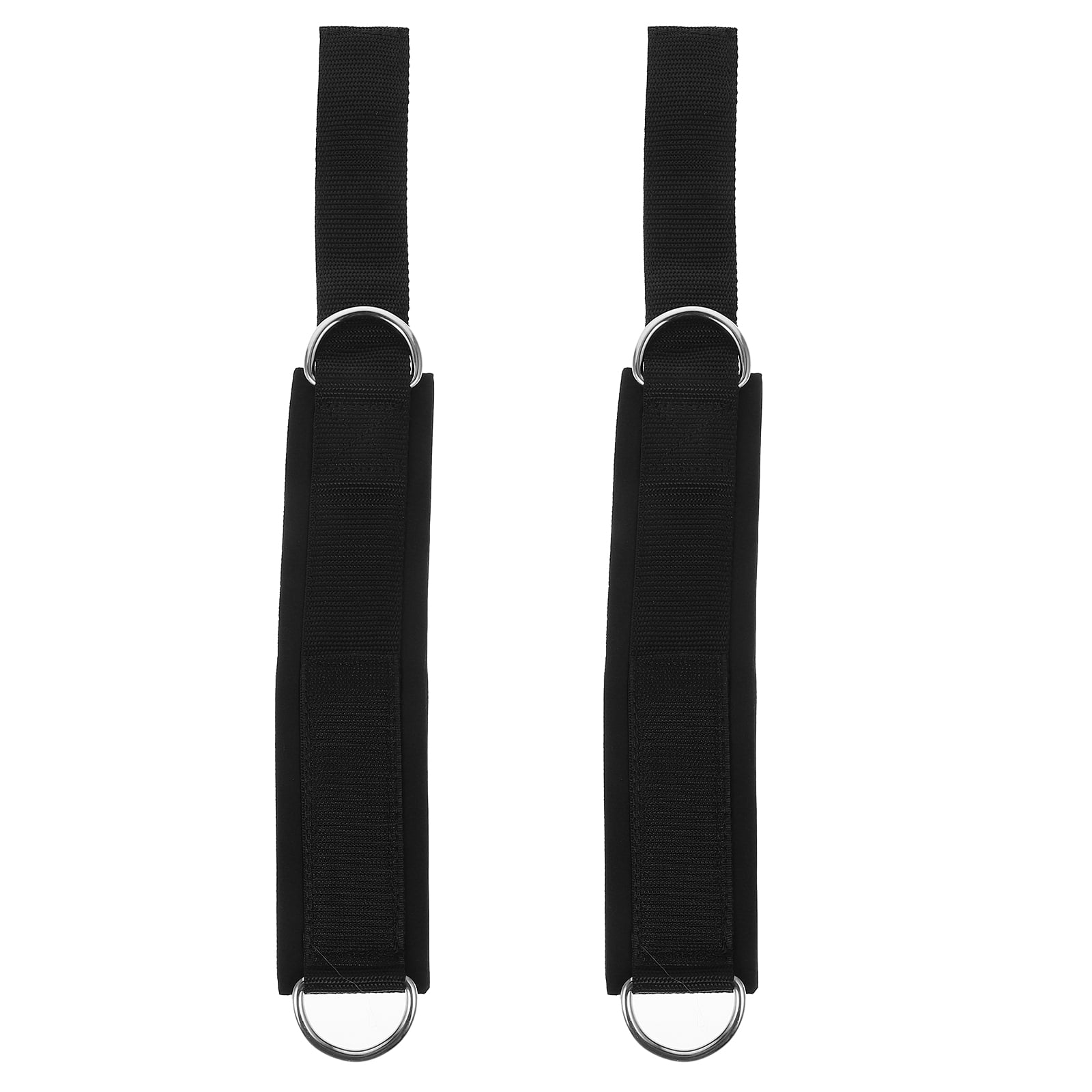 2pcs Padded Ankle Straps D ring Cuffs for Gym Cable Machines Leg ...