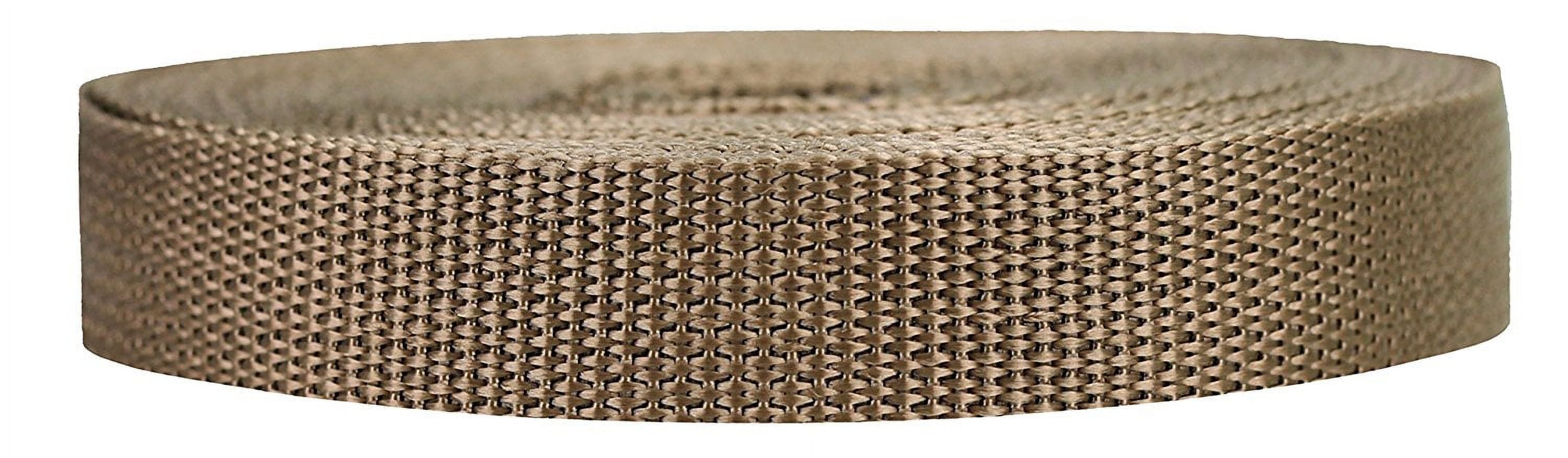 Strapworks 1 Inch x 50 Yards Polypropylene Lightweight Webbing ...