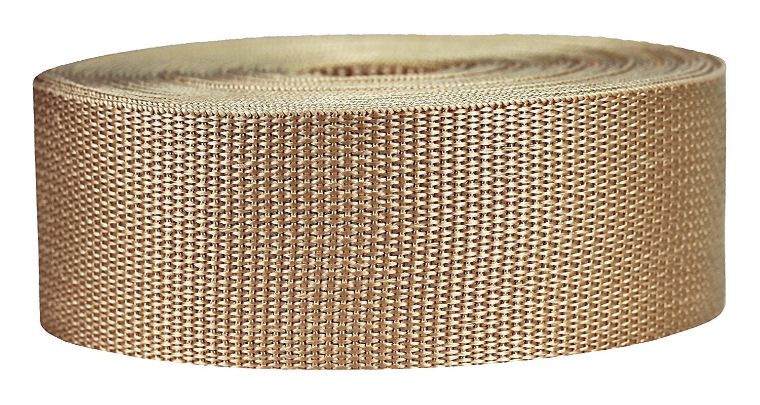 Strapworks 3/4 Inch x 10 Yards Polypropylene Lightweight Webbing ...
