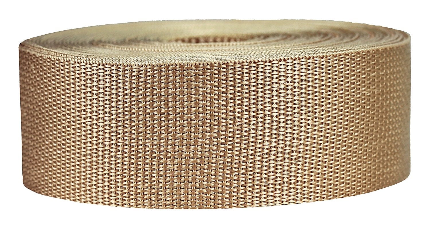 Strapworks 3/4 Inch x 10 Yards Polypropylene Lightweight Webbing ...