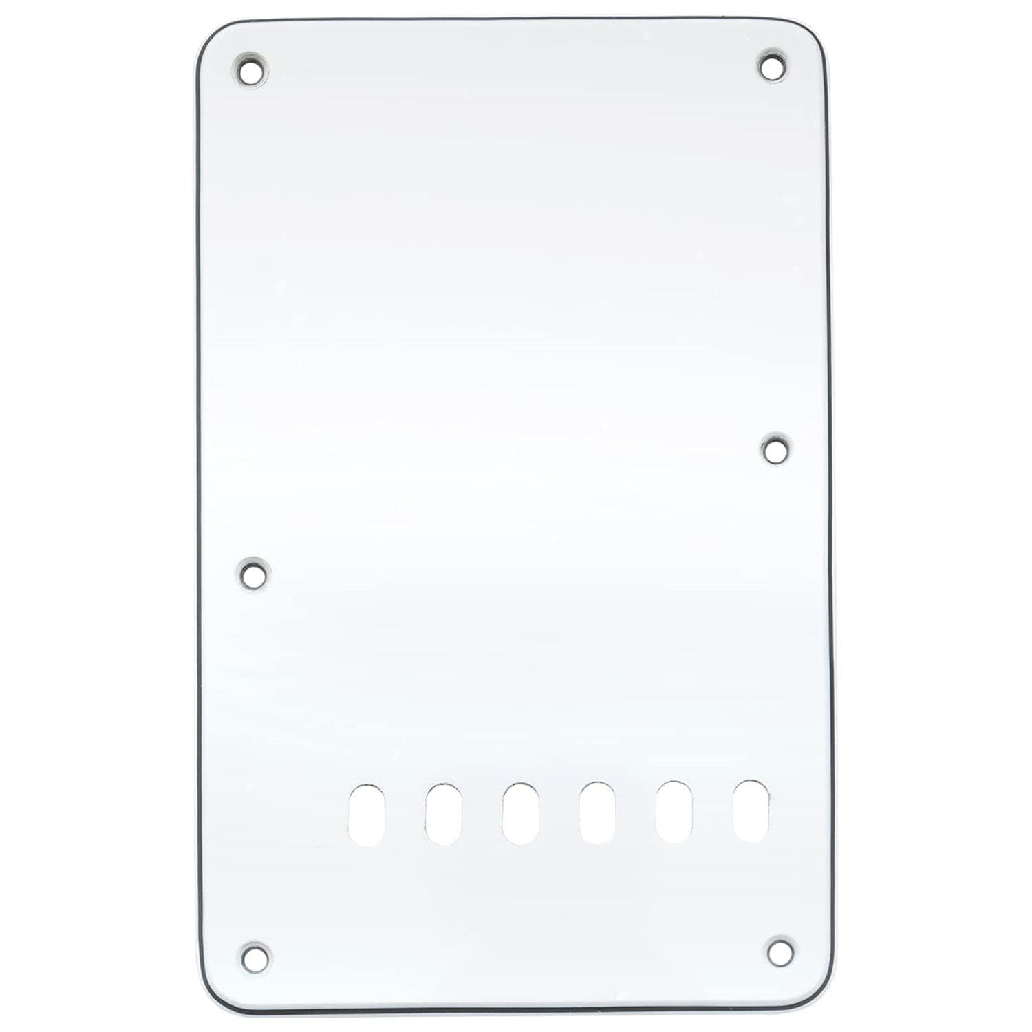 Strat Back Plate Tremolo Cover White 3-Ply for USA/Mexico Fender ...