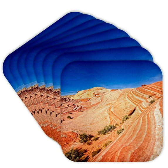 Strata Layers At The Fire Wave In Valley Of Fire State Park, set of 8 ...