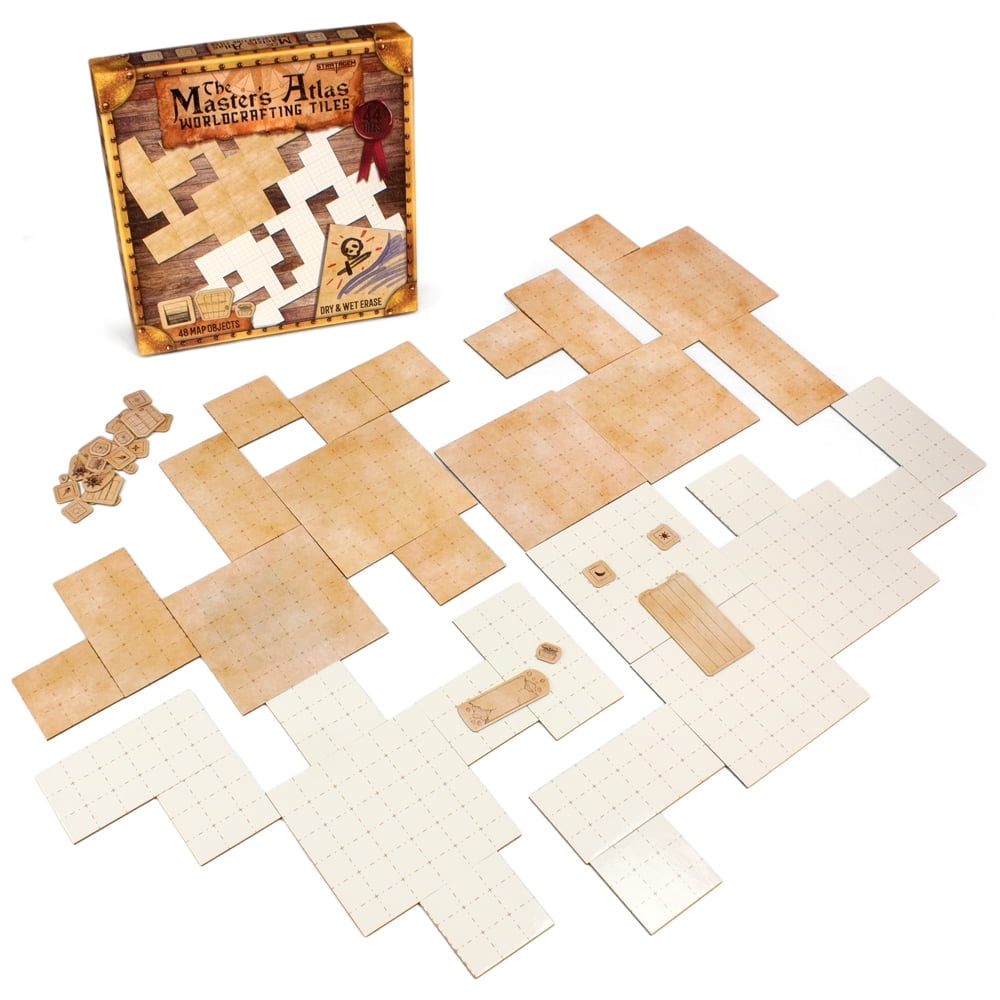 Stratagem The Master's Atlas (Blank/Parchment) | 44 Reversible Dry ...