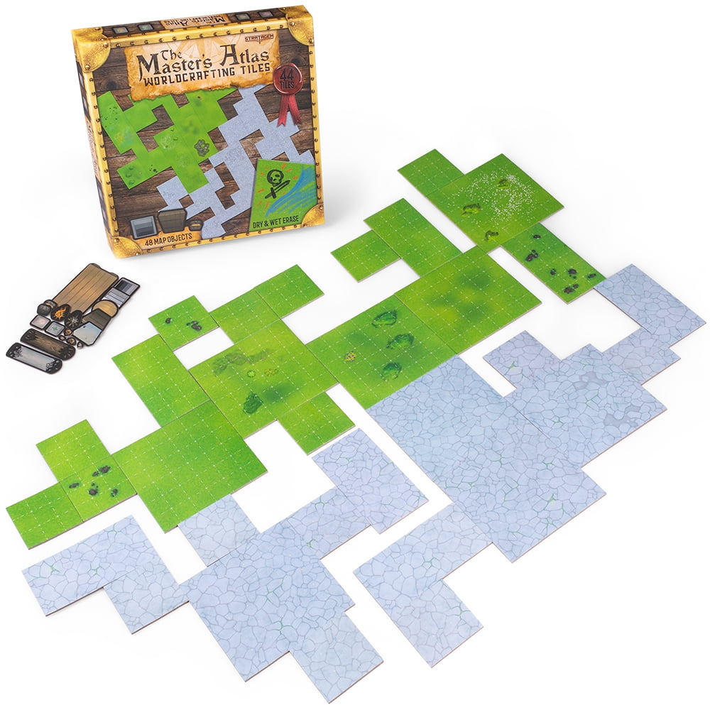 Stratagem The Master's Atlas (Grass/Stone) | 44 Reversible Dry & Wet ...