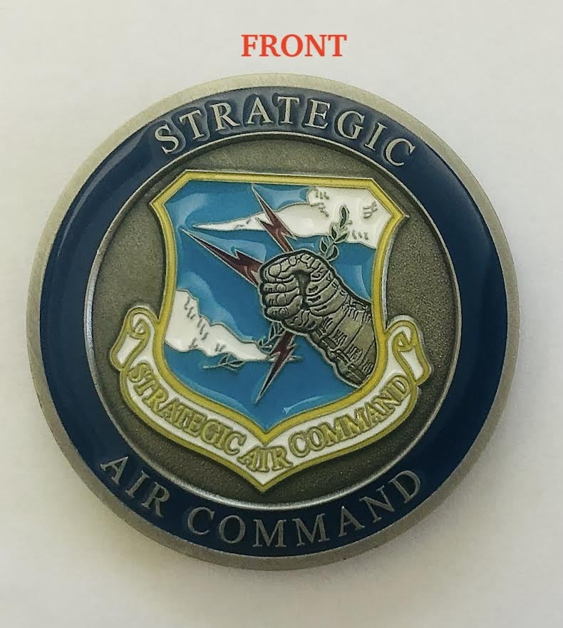 Strategic Air Command Boeing B-52 Challenge Coin, 1 3/4" CC-B-52 ...