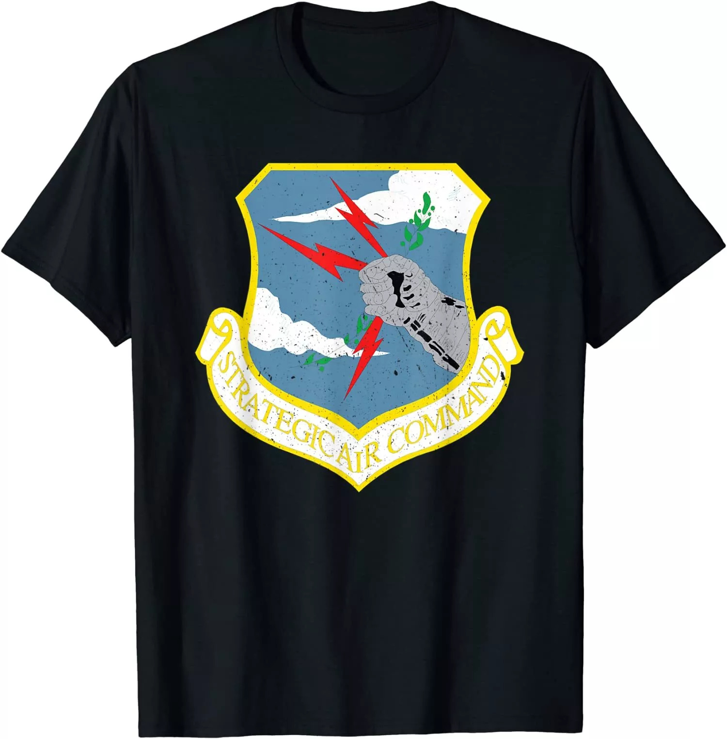 Strategic Air Command SAC Cold War Grunge Vintage T-Shirt - Walmart.com