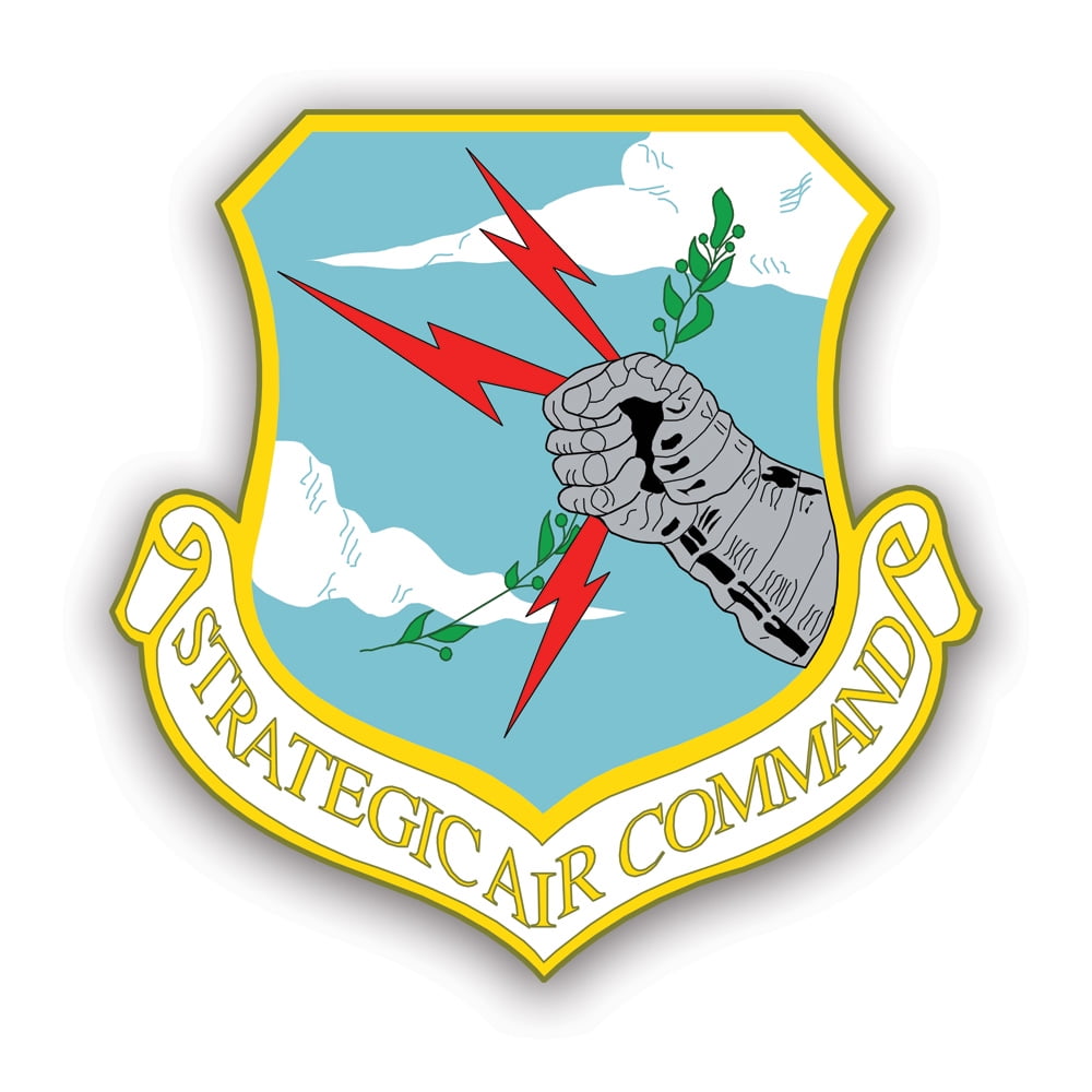 Strategic Air Command Shield Sticker Decal - Self Adhesive Vinyl ...