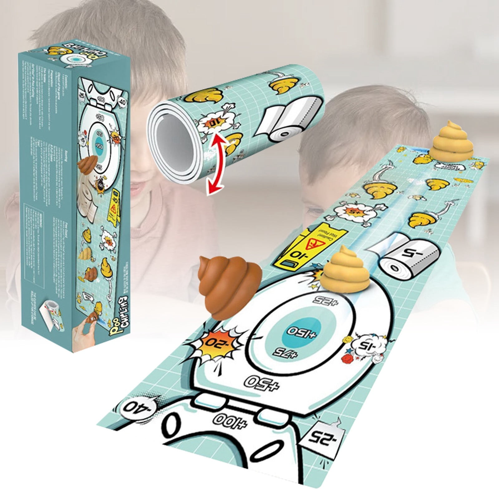 Strategic Tabletop Curling Sport Game for Family and Interactive ...