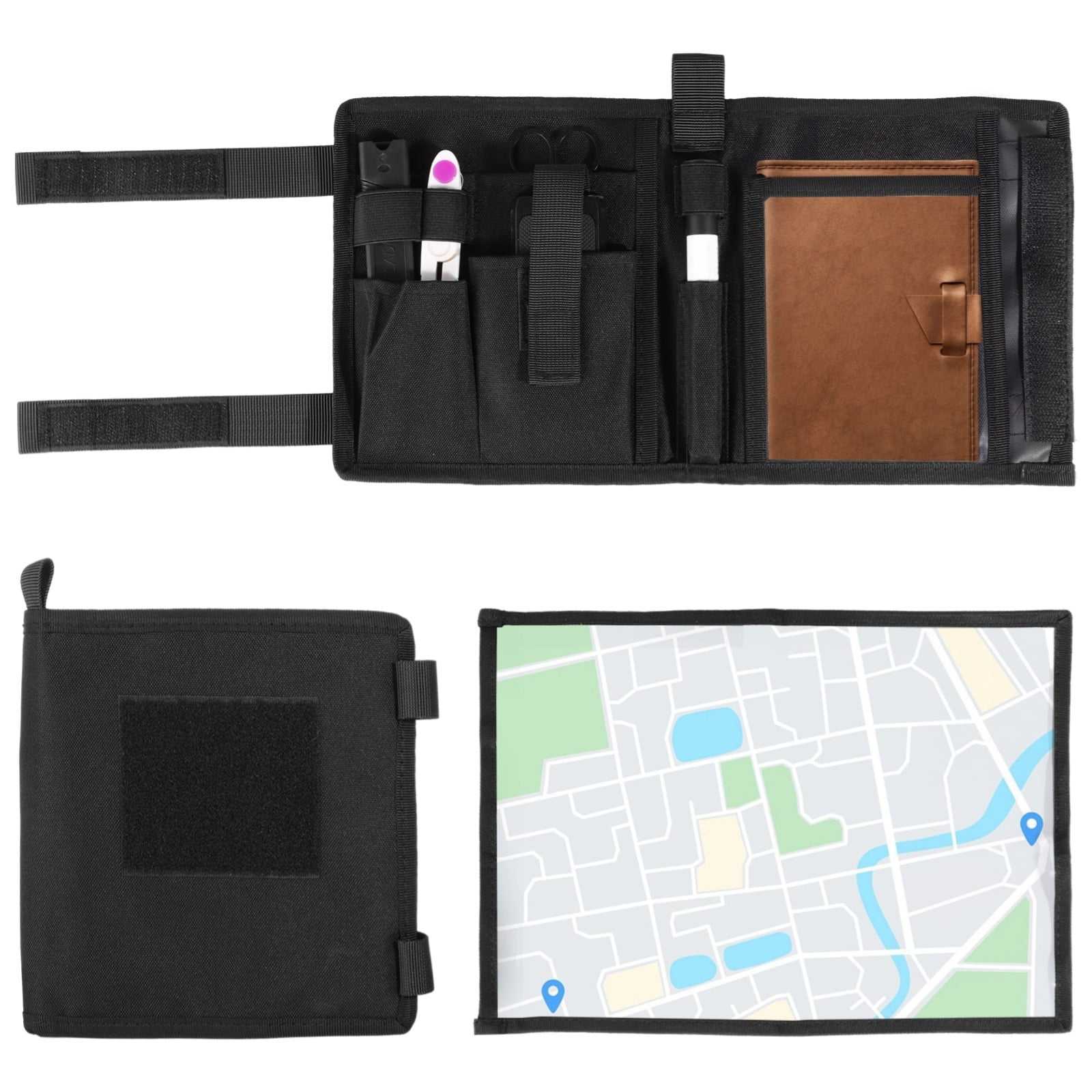 Strategical Map Case, Multifunctional Map Pouch with Pen Tool Holders ...