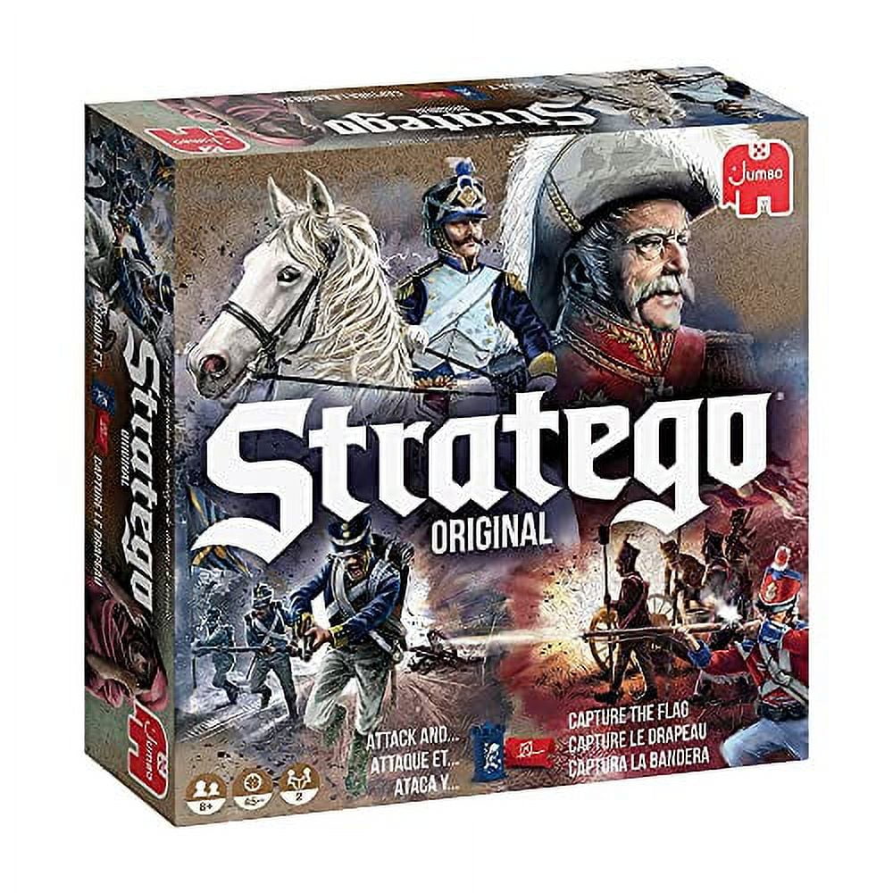 Stratego Original Strategy Board Game, 2 Players, Capture the Flag ...