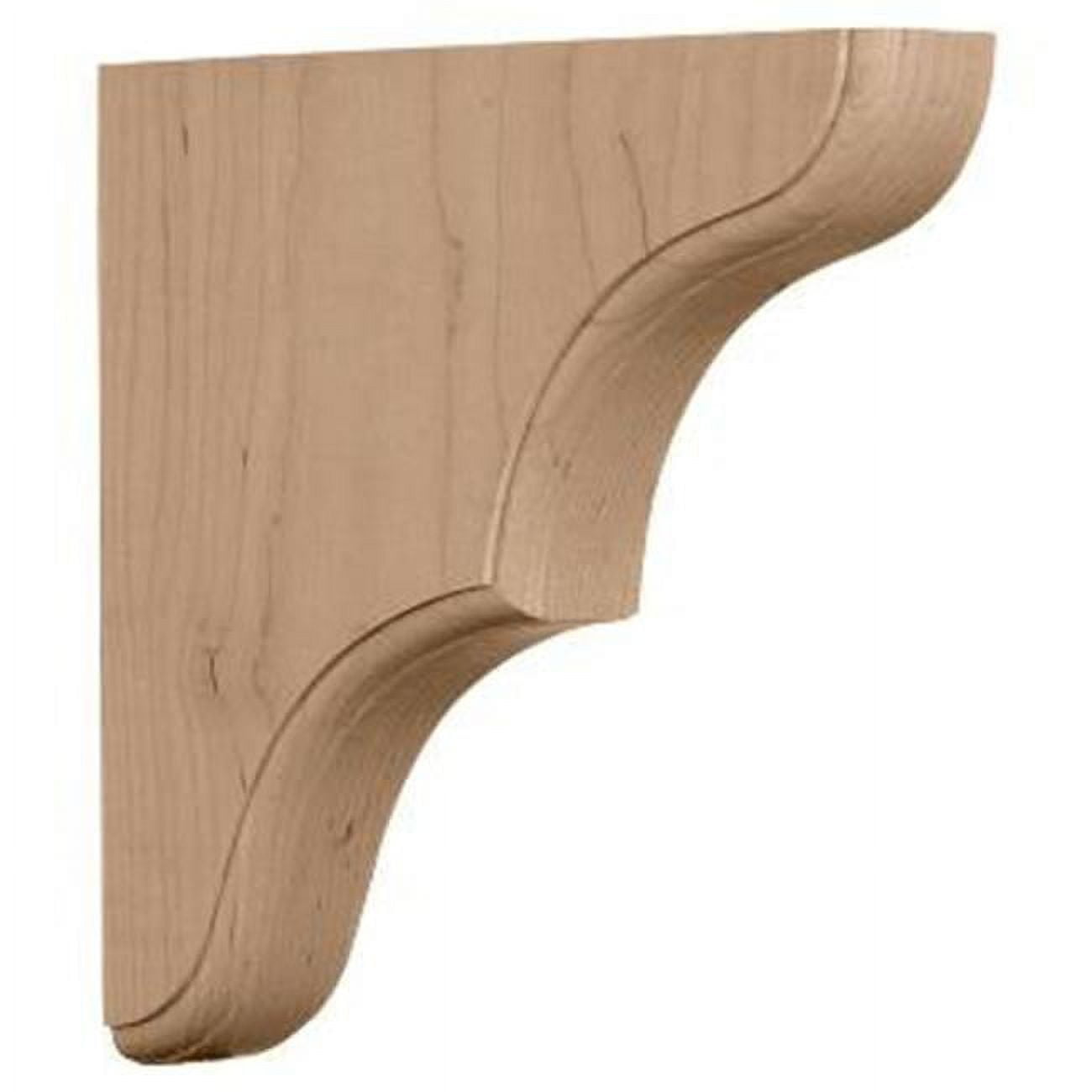 Stratford Wood Architectural Bracket - Alder - 1.75in. x 10in. x 10in ...
