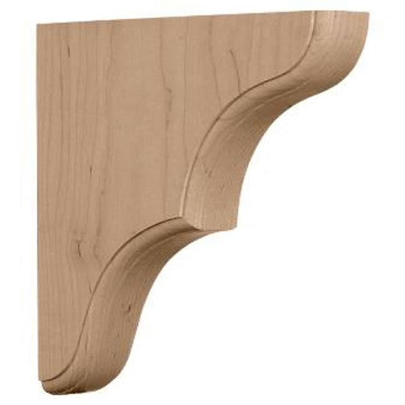 Stratford Wood Architectural Bracket - Red Oak - 1.75 in. W x 10 in. D ...