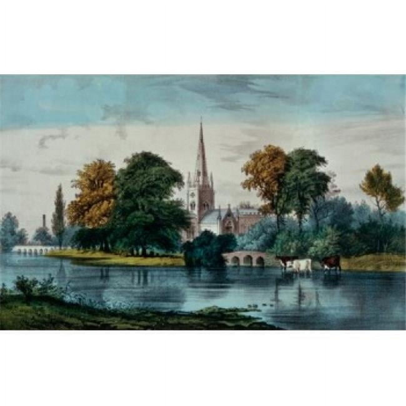Stratford on Avon Currier & Ives 1834-1907 American Library of Congress ...