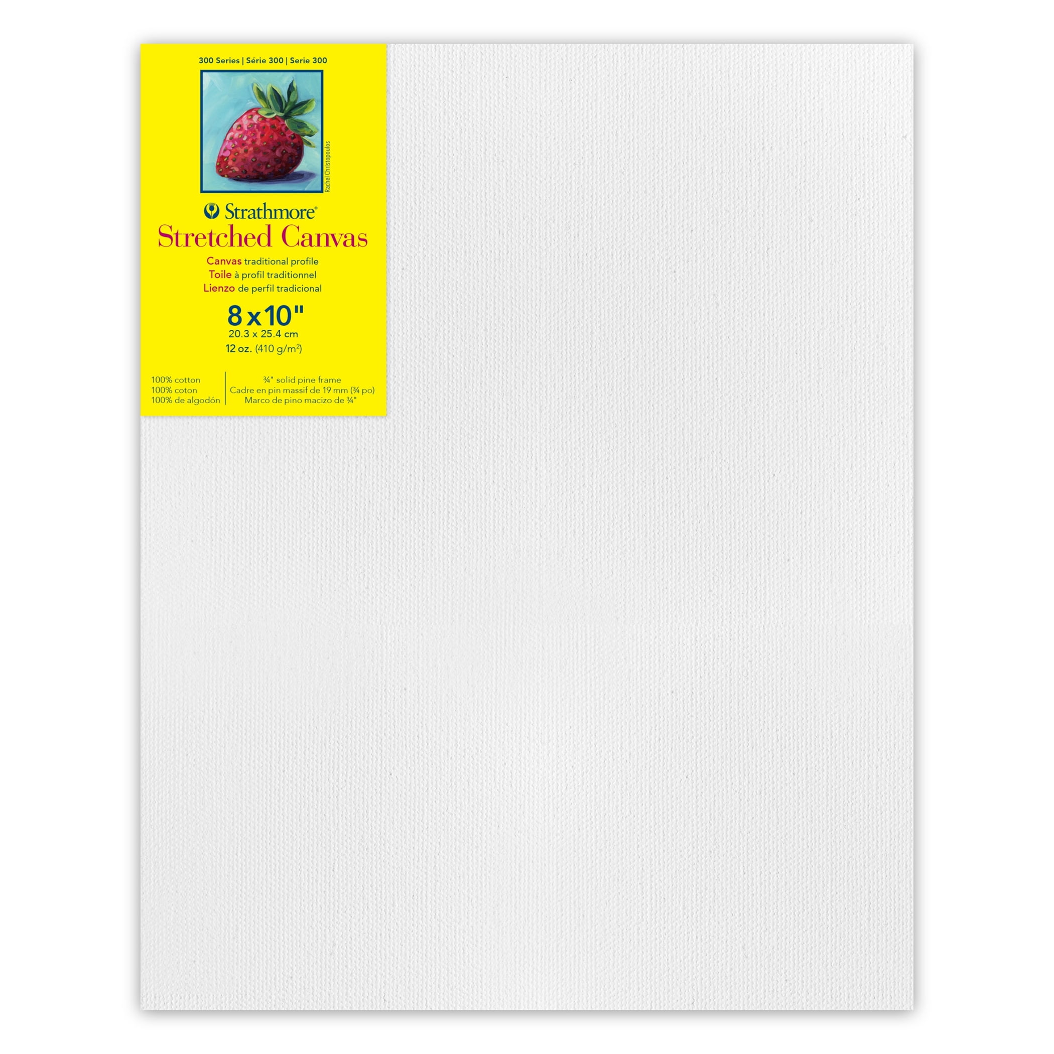 Strathmore 300 Series Traditional Stretched Canvas, 8x10 inch - Walmart.com