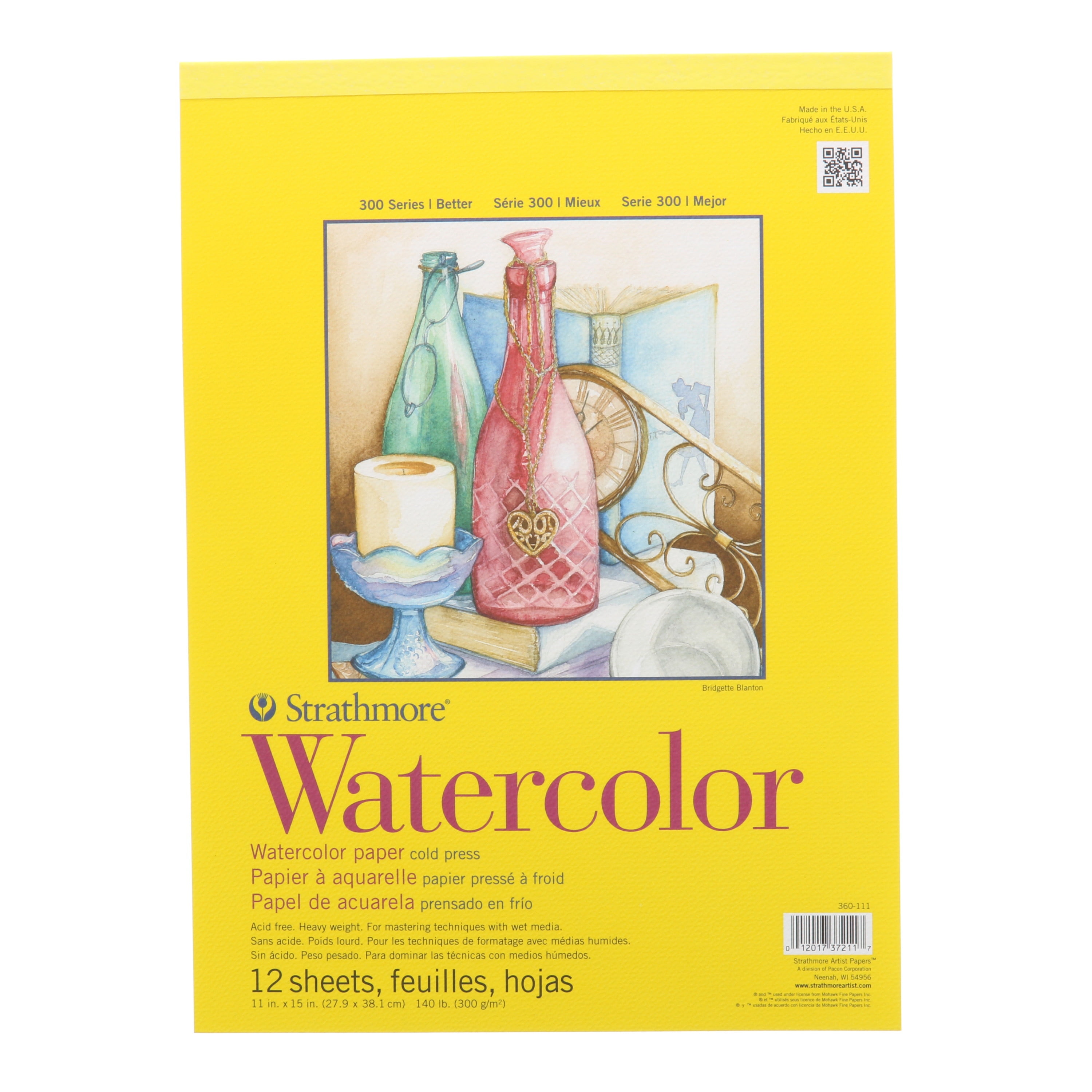 Strathmore® 300 Series Watercolor Paper Pad - Walmart.com