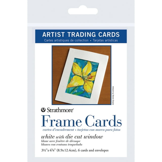 Strathmore Artist Trading Cards, White Frame Cards & Envelopes ...