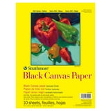 Strathmore Canvas Black Paper Pad, 300 Series, 9in x 12in - Walmart.com
