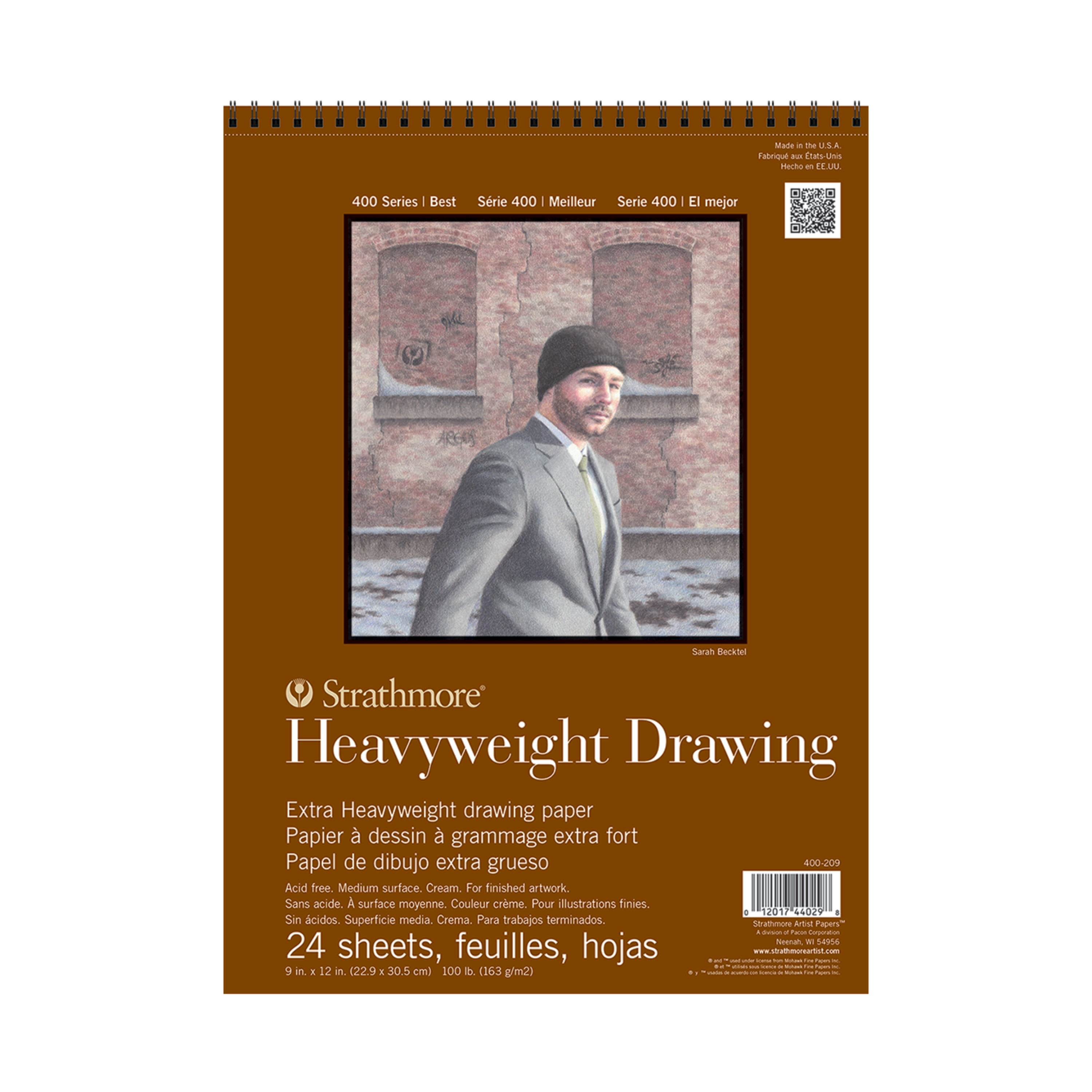 Strathmore Drawing Paper Pad, 400 Series, 24 Sheets, 9in x 12in ...