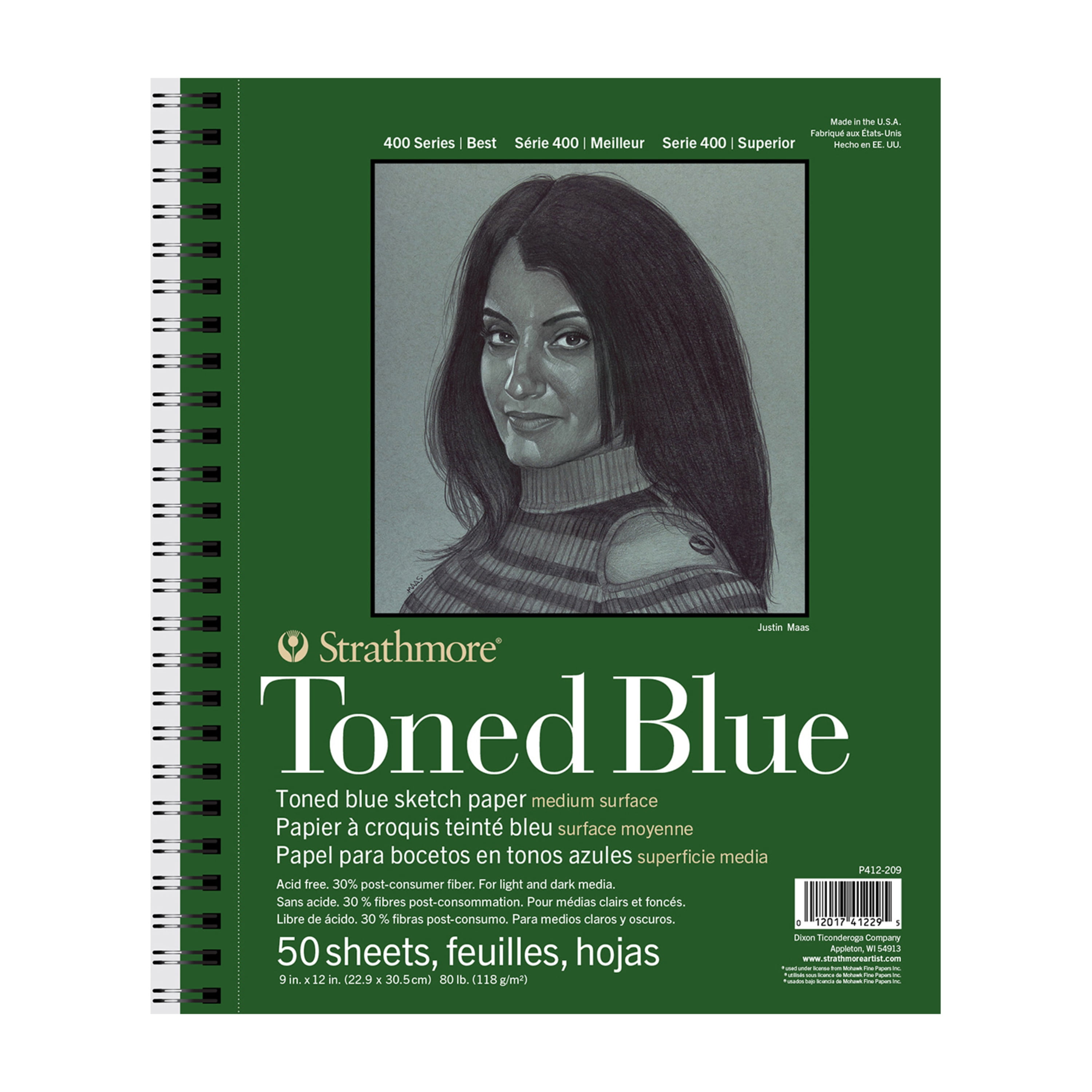 Strathmore Toned Sketch Paper Pad, 400 Series, Wire-Bound, 50 Shts./Pad ...