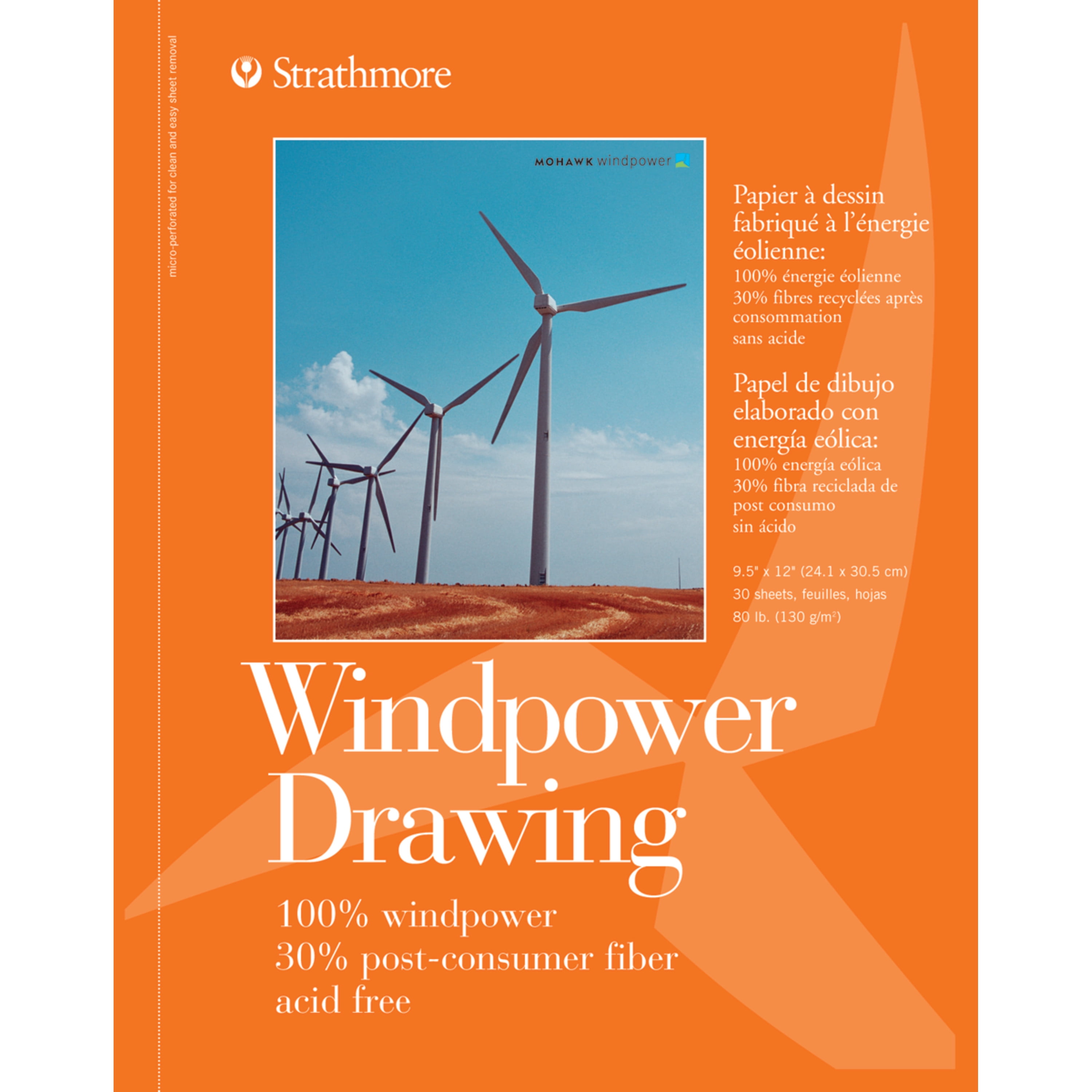 Strathmore Windpower Drawing Paper Pad, 8.5in x 10in - Walmart.com