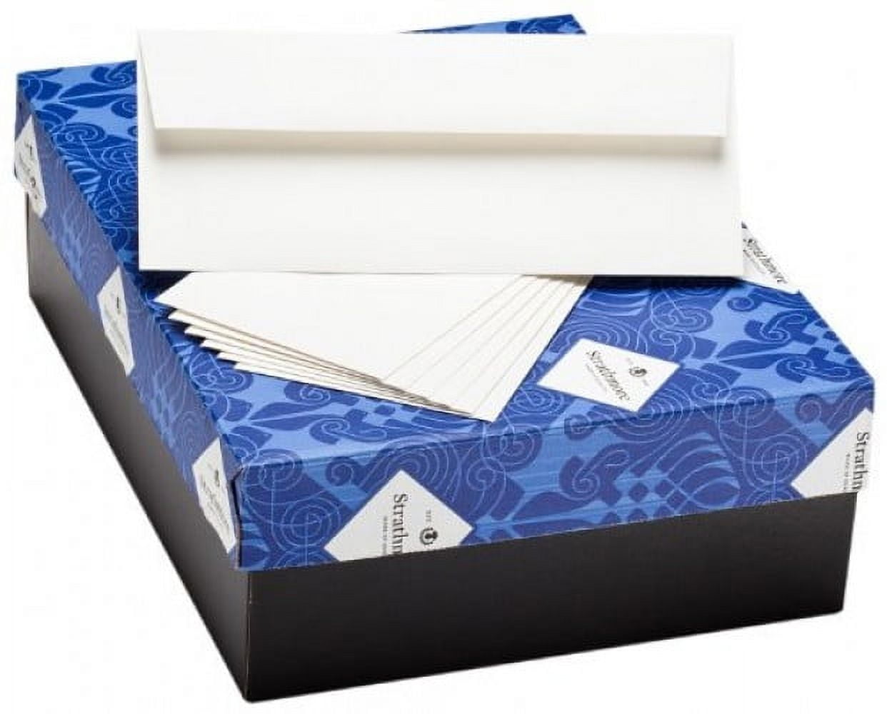 Strathmore Writing Envelopes, #10 Square Flap Writing 25% Cotton Wove ...