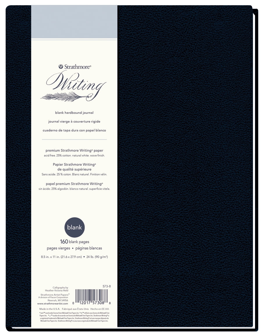Strathmore Writing Journal, Hard-Bound, 8.5in x 11in, Blank - Walmart.com