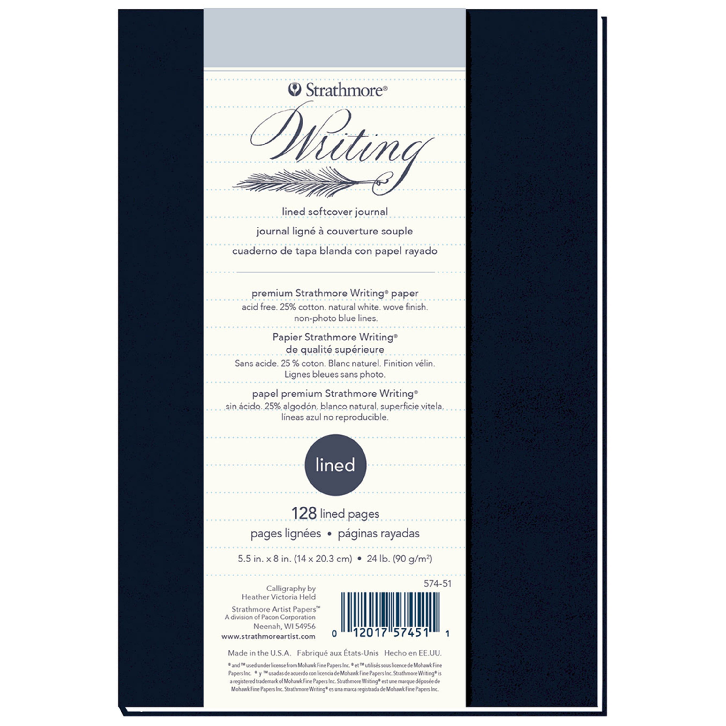 Strathmore Writing Journal, Soft-Cover, 5.5" x 8", Lined - Walmart.com